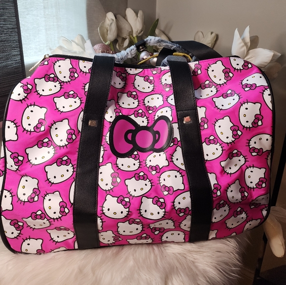 Hello Kitty | Bags | Hello Kitty Duffel Bag Carry On 8 New | Poshmark